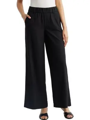 Wit & Wisdom Skyrise Straight Leg Pants Black
