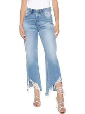 BLUE REVIVAL Chop Shop High Waisted Jeans - Athens