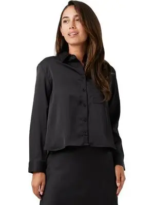 BY TESS COLLECTION Ella Blouse - Black