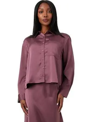 BY TESS COLLECTION Ella Blouse - Plum
