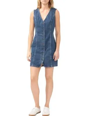 SILVER JEANS CO. Sleeveless Denim Mini Dress - Indie