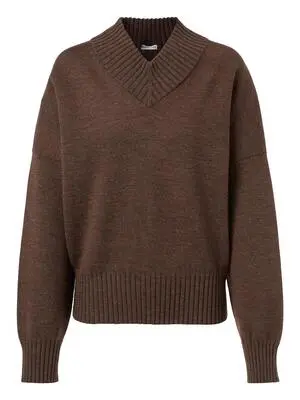 Bottega Veneta Cotton-blend Sweater - Brown
