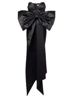 THE NEW ARRIVALS ILKYAZ OZEL Strapless Maxi Dress - Black