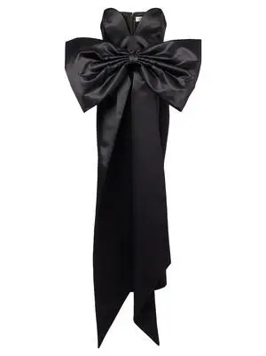 THE NEW ARRIVALS ILKYAZ OZEL Strapless Maxi Dress - Black