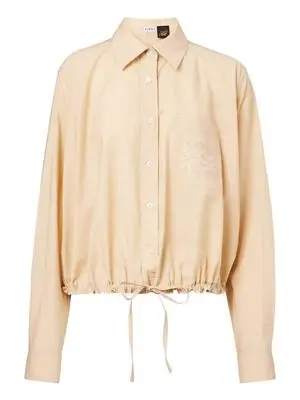 LOEWE Paula's Ibiza Anagram Poplin Shirt