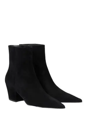 GIANVITO ROSSI Keinna 55 Suede Ankle Boots - Black