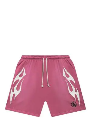 HELLSTAR Flame Shorts - Pink