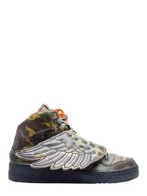 Adidas Js Wings Camo High Top Sneakers - Multicolor