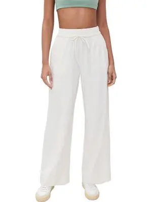 Sweaty Betty Summer City Wide Leg Pants - Lily White