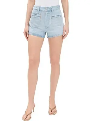 Citizens Of Humanity Marlow Welt Pocket Denim Shorts - Skyscape