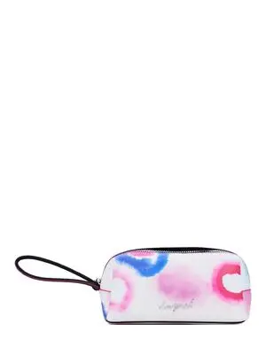 Desigual Faux Leather Wristlet - Fuchsia