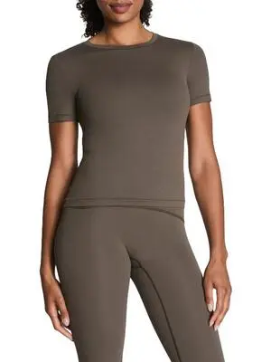 Spanx Bare Naked Fitted T-Shirt Mineral