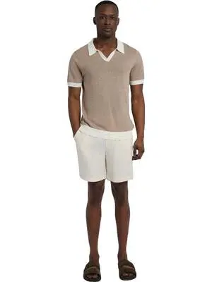 Onia Classic Pull On Linen Short - Oat