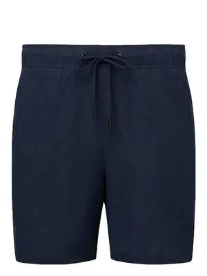 Onia Classic Pull On Linen Short - Vintage Indigo