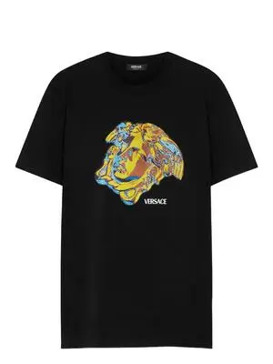 Versace Crystal Medusa Study T-shirt - Black