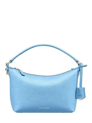 MAISON DE SABRE Leather Soft Hobo Bag Sky Blue