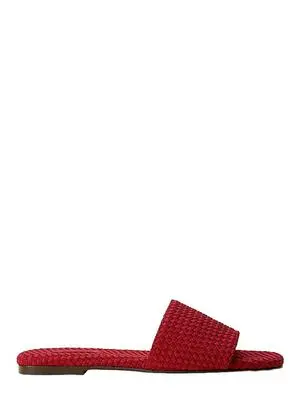 NAGHEDI St Barths Slide Sandals - Rosso