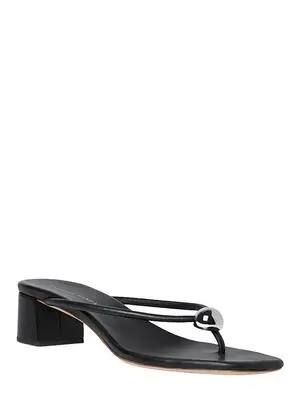 LOEFFLER RANDALL Odessa Leather Sandals - Black