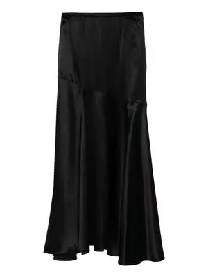 Simone Rocha Long-slit Maxi Skirt - Black