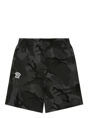 AAPE BY *A BATHING APE® Camouflage-pattern Shorts - Black