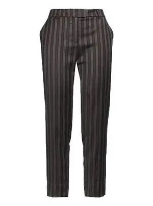 Peserico Tapered Virgin Wool Pants - Brown