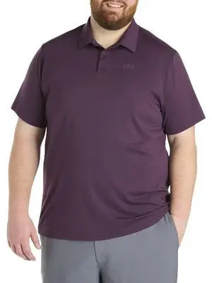 TRAVISMATHEW FIT BY DXL Big & Tall Heater Pro Polo - Plum