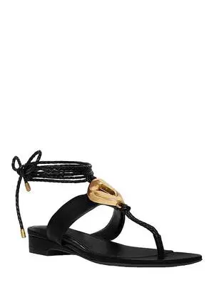 Rebecca Minkoff Ankle Wrap Sandal Black