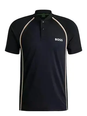 BOSS Logo-print Polo Shirt - Black