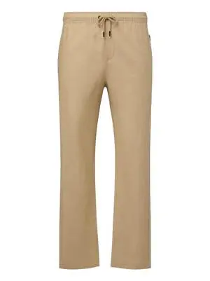 Onia Stretch Linen Pull-on Pant - Sand