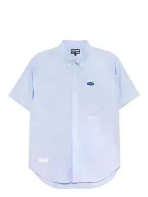 Izzue Logo-patch Shirt - Blue