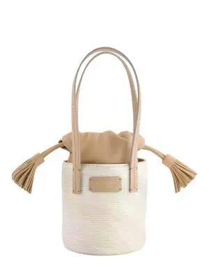 Giambattista Valli Logo-patch Beach Bag - White