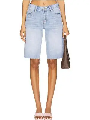 Superdown Karoline Denim Short - Light Blue Wash