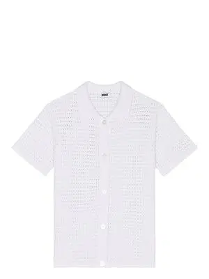 KROST Venice Short Sleeve Button Up Shirt - White