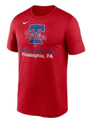 Nike Philadelphia Phillies Stadium Legend Dri-fit Mlb T-shirt - Red