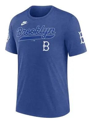 Nike Brooklyn Dodgers Cooperstown Eras Mlb T-shirt - Blue