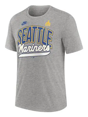 Nike Seattle Mariners Cooperstown Retro Mlb T-shirt - Grey