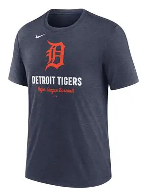 Nike Detroit Tigers Logo Mlb T-shirt - Blue