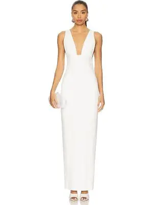 SANS FAFF Stella Maxi Gown - White