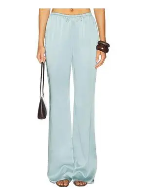 SEROYA Viva Satin Pants - Frosted Sea