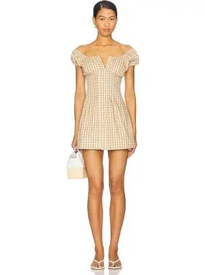 Frankies Bikinis X Bella Hadid Mustang Mini Dress - Rodeo Gingham