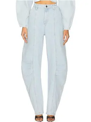 ROTATE BY BIRGER CHRISTENSEN Cassandria Jeans - Light Blue Denim