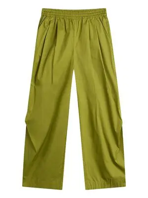 STEL Wide Barrow Leg Trousers - Green