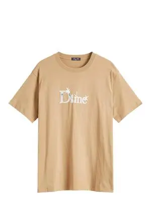 DIME Classic Shiny T-shirt - Sepia
