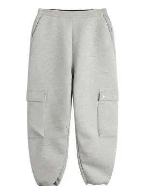 STEL Cuffed Cargo Sweatpants - Grey Melange