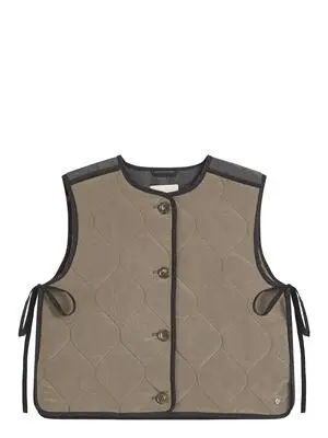 STEL STEL Contrast Quilted Vest