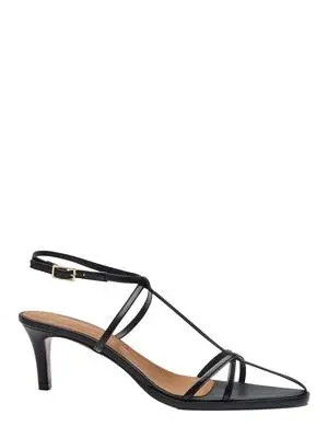ATP ATELIER Torno Nappa Strappy Heeled Sandals - Black