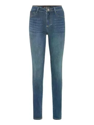 Philipp Plein Stretch-cotton Skinny Jeans - Blue