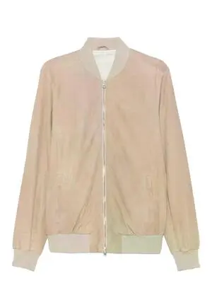 BARBA NAPOLI Suede Jacket - Neutrals