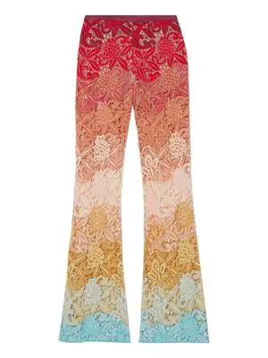 Etro Macramé Flared Pants - Multi