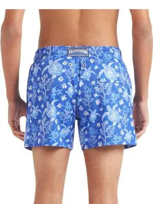 Vilebrequin Turtles Stretch 4.5" Swim Trunks - Marrakech